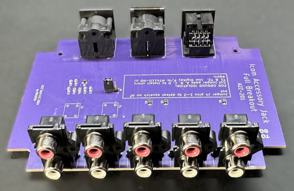 Icom Accessory Breakout Board and Enclosure – A 2 Z Tech